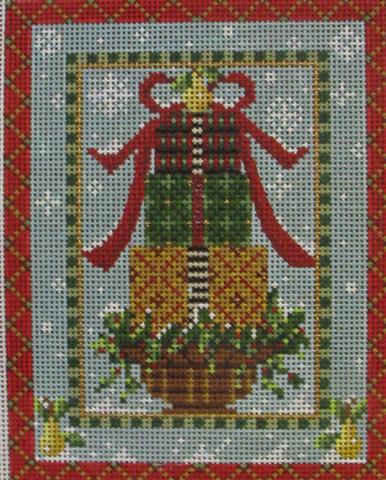 Pretty Packages all in a Row Topiary– Stitch Therapy Needleworks