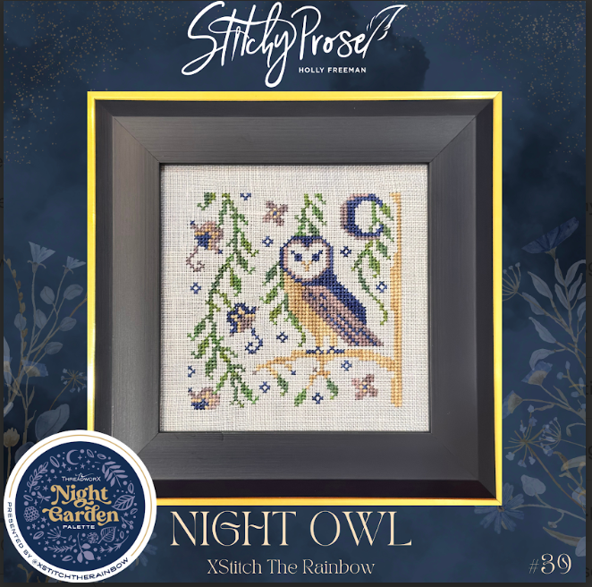 Night Owl (Stitchy Prose)– Stitch Therapy Needleworks