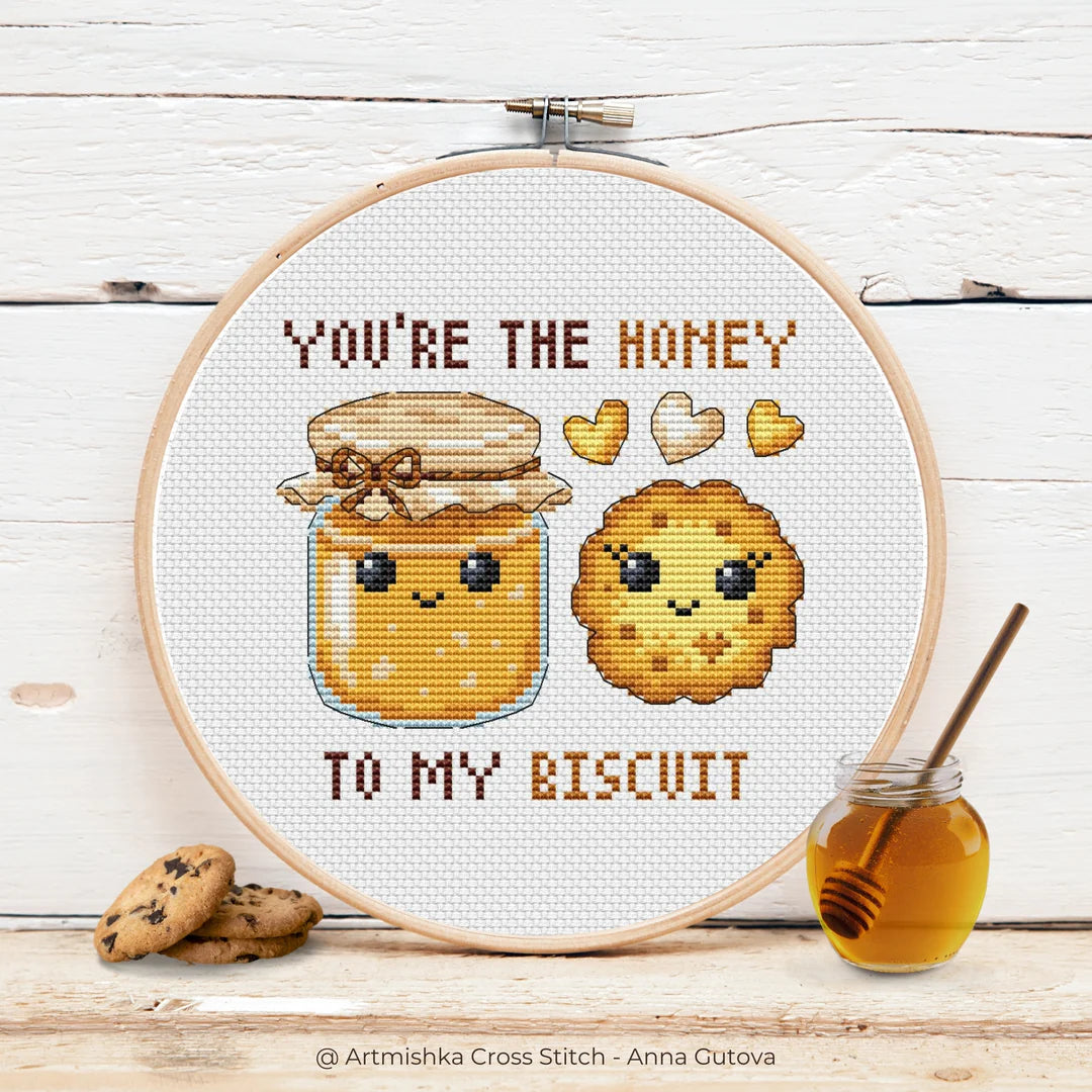 You Are the Honey to My Biscuit (Artmishka)– Stitch Therapy Needleworks