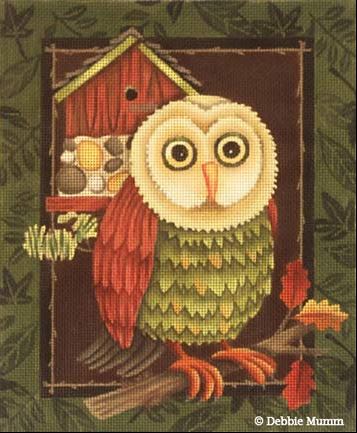 Red Wing Owl House– Stitch Therapy Needleworks