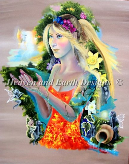 Theres Fairies in the Garden– Stitch Therapy Needleworks