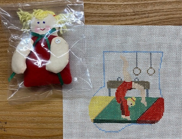 Gymnastics w/Girl– Stitch Therapy Needleworks