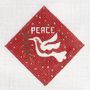 Peace Red/White Dove– Stitch Therapy Needleworks