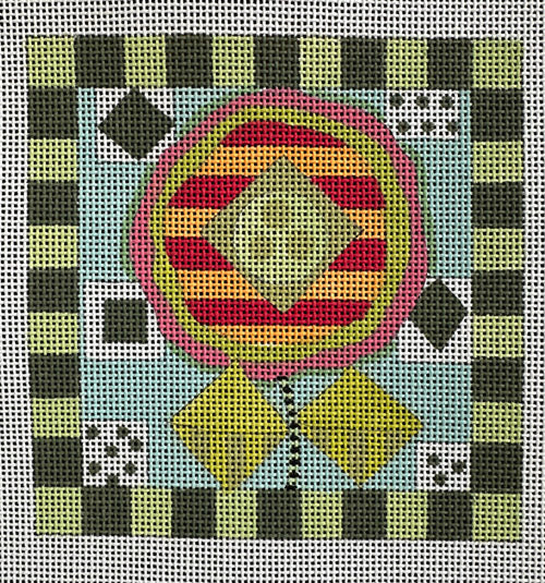 Lollipop Flower (Ditto Needlepoint Works)– Stitch Therapy Needleworks