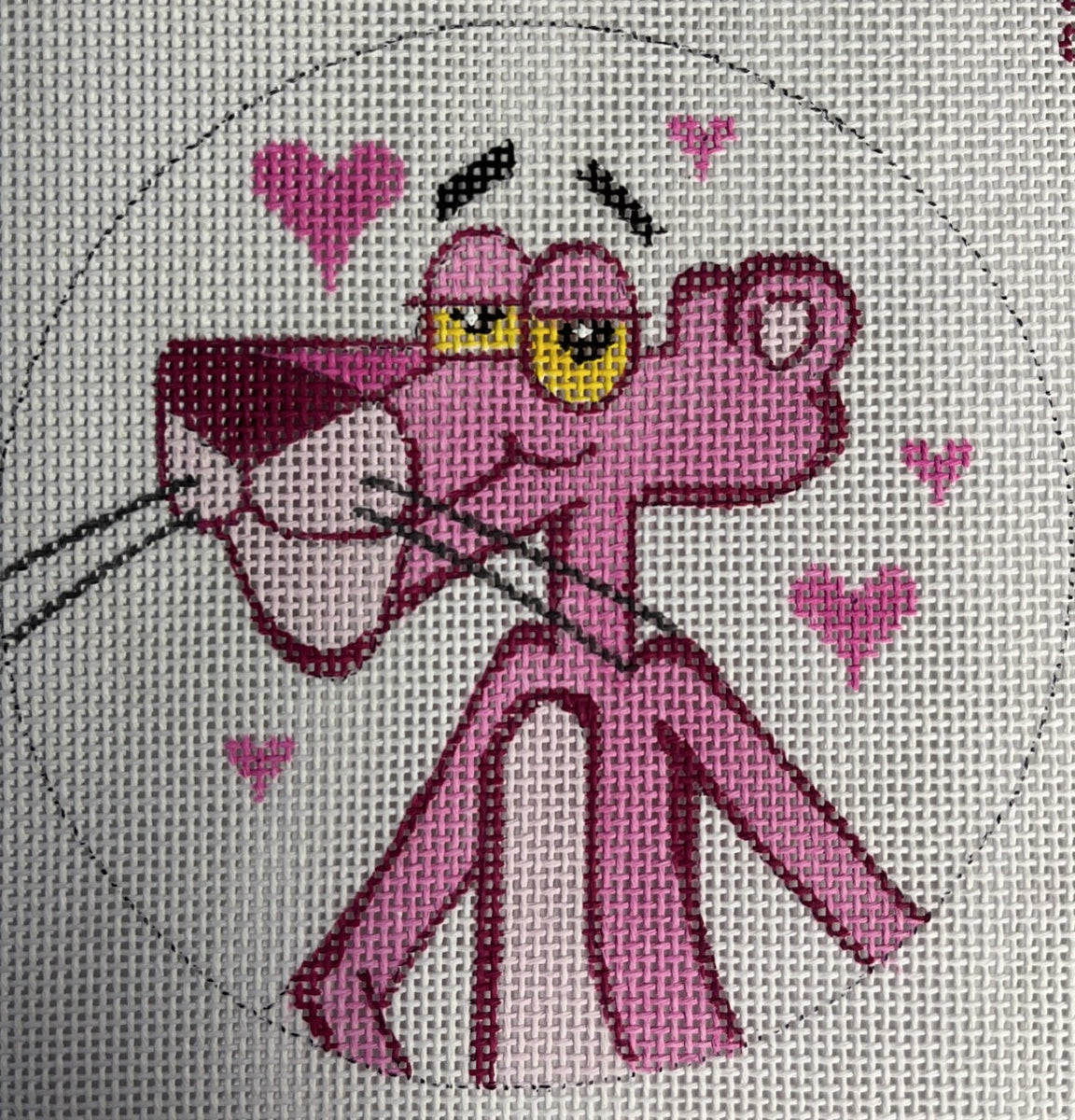 Pink Panther (Heidi Stanley)– Stitch Therapy Needleworks