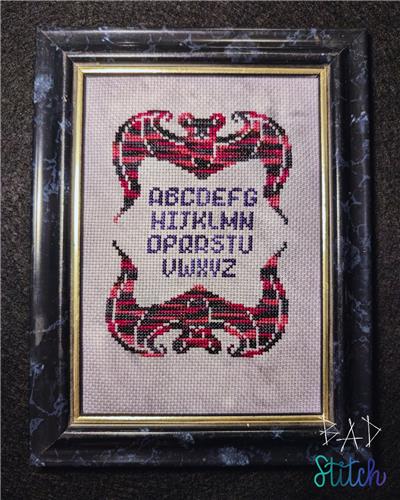 Tiny Alphabat Sampler (BAD Stitch)– Stitch Therapy Needleworks