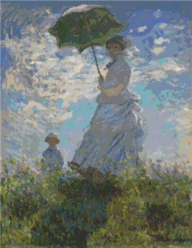 Woman with a Parasol (Art of Stitch)– Stitch Therapy Needleworks