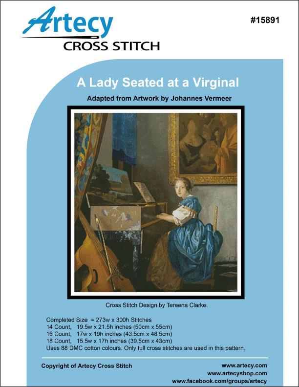 Lady Seated At A Virginal, A (Artecy)– Stitch Therapy Needleworks