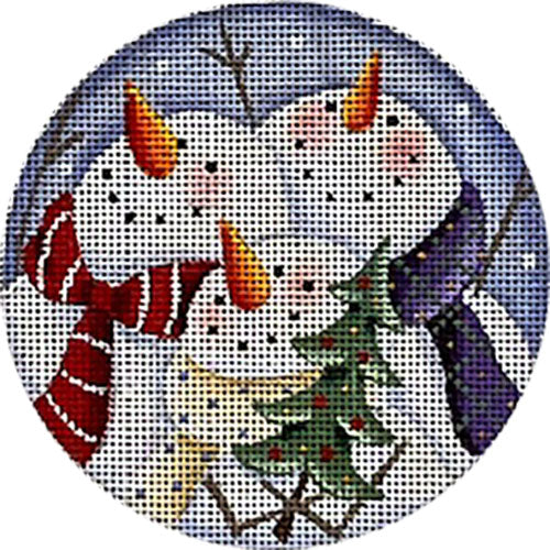 Snow Triplets (Rebecca Wood)– Stitch Therapy Needleworks