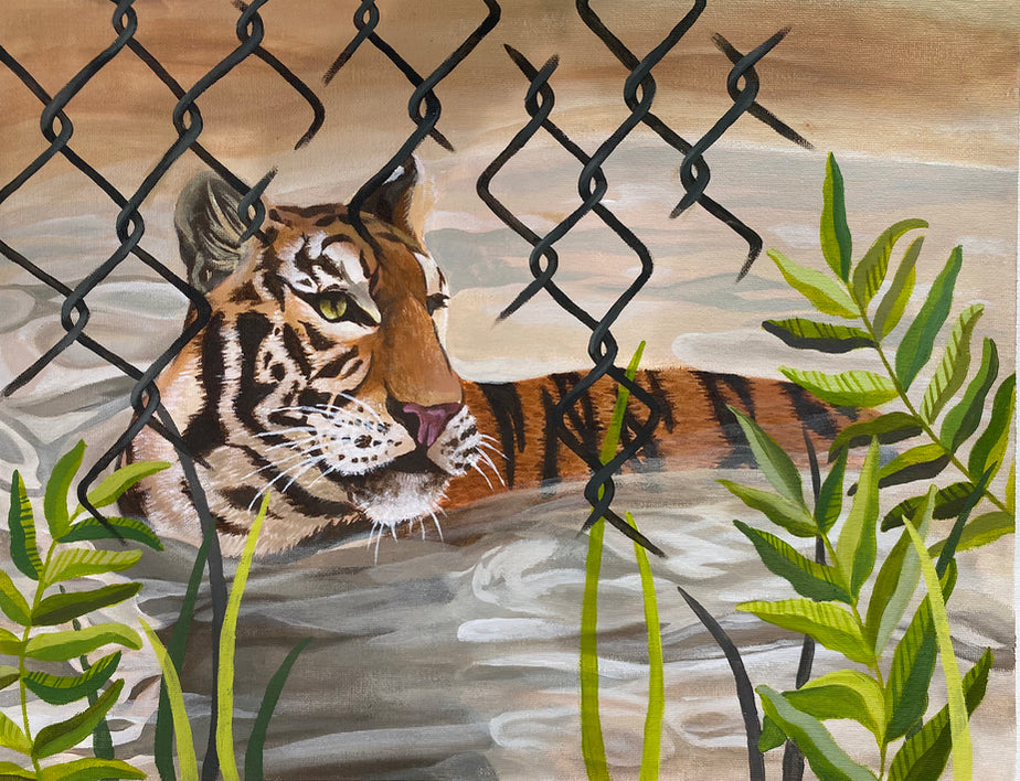 Captive Tiger (Madeleine Elizabeth)– Stitch Therapy Needleworks