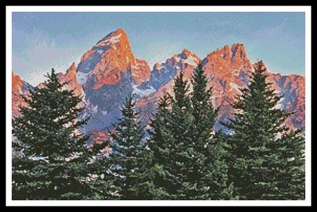 Alpine Mountains– Stitch Therapy Needleworks