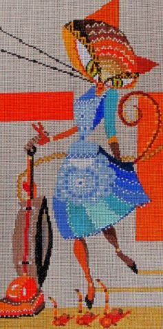 Dancing with the Hoover– Stitch Therapy Needleworks