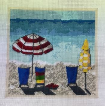 Beach Scene– Stitch Therapy Needleworks
