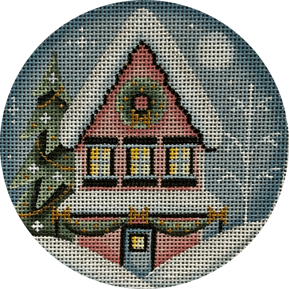 Pink Cottage (Rebecca Wood)– Stitch Therapy Needleworks