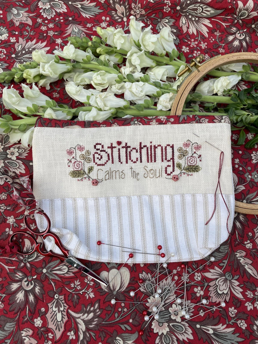 Stitching Calms the Soul Bag (Shepherd's Bush)– Stitch Therapy Needleworks