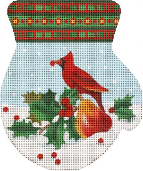 Cardinal Mitten– Stitch Therapy Needleworks