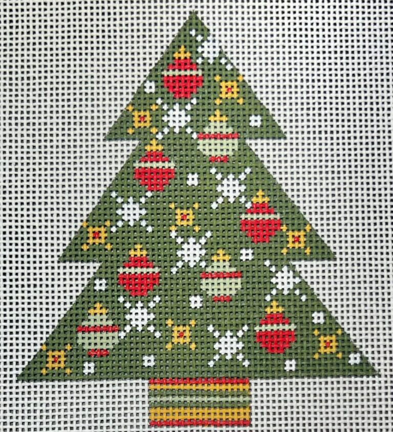 Tree with Ornaments (CH Designs)– Stitch Therapy Needleworks