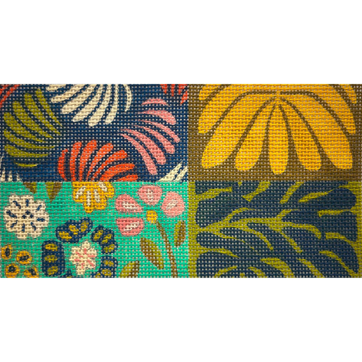 Four Square Collage Cutch (Alice Peterson)– Stitch Therapy Needleworks