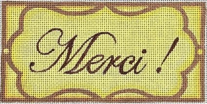 Merci Rectangle (Raymond M Crawford)– Stitch Therapy Needleworks