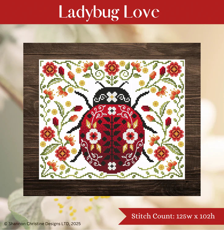 Ladybug Love (Shannon Christine)– Stitch Therapy Needleworks