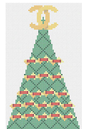 Quilted Chanel Tree (Froopy Designs)– Stitch Therapy Needleworks