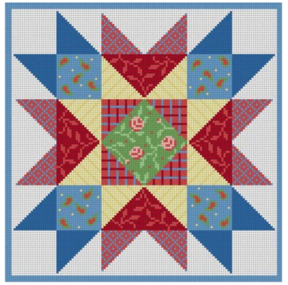 Quilt 1612M - Country French Star (Susan Roberts)– Stitch Therapy ...