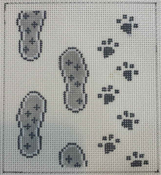 Footprints in the Snow (Froopy Designs)– Stitch Therapy Needleworks