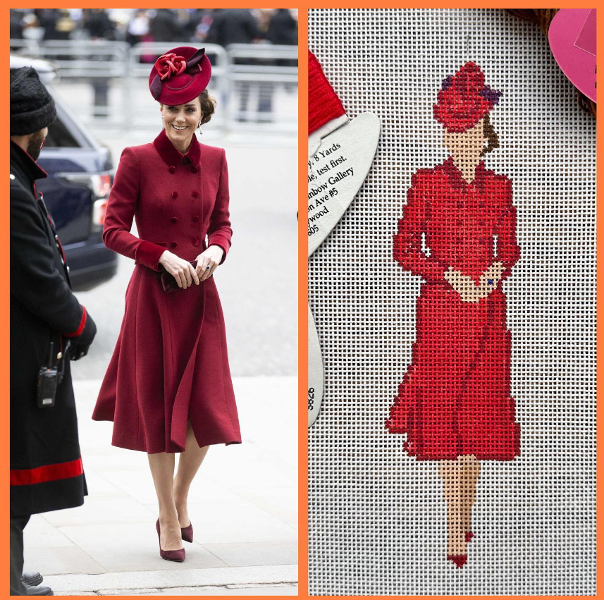 Kate - Red Dress (Froopy Designs)– Stitch Therapy Needleworks