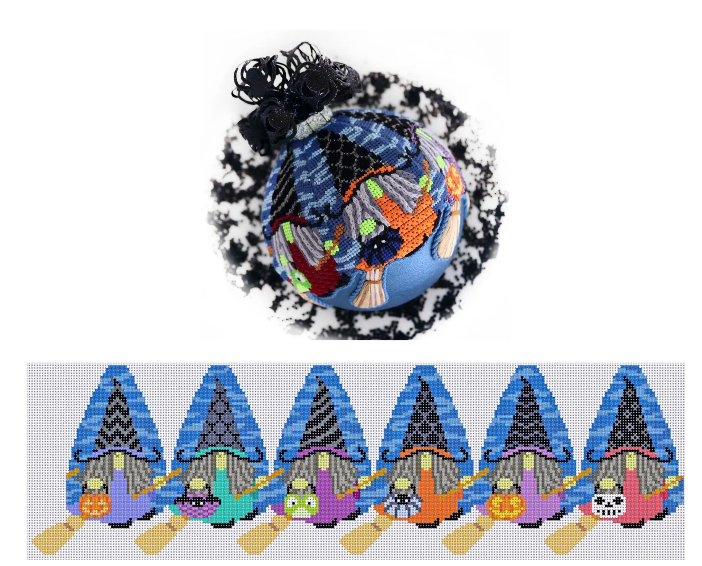 Topper - Witch (Starke Art Designs)– Stitch Therapy Needleworks