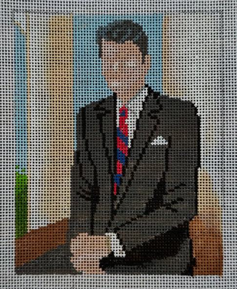 President Reagan Portrait (Froopy Designs)– Stitch Therapy Needleworks