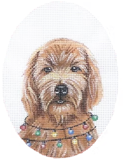 Goldendoodle Portrait (Danielle Murray)– Stitch Therapy Needleworks