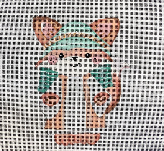 Animal Nativity - Shepherd Red Squirrel (Pretty Little Lines)– Stitch ...