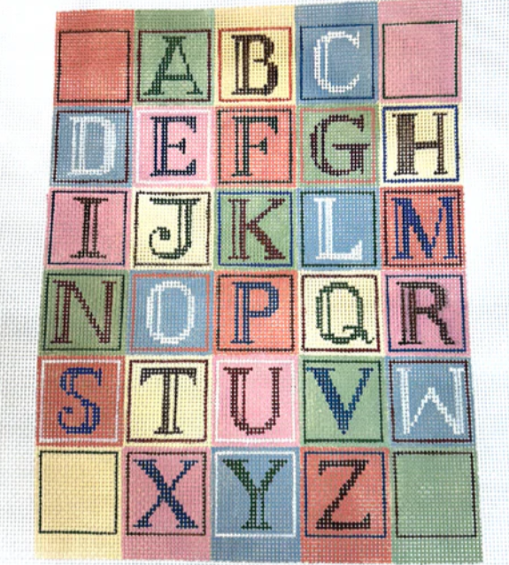 Alphabet Blocks (Stitchtent)– Stitch Therapy Needleworks