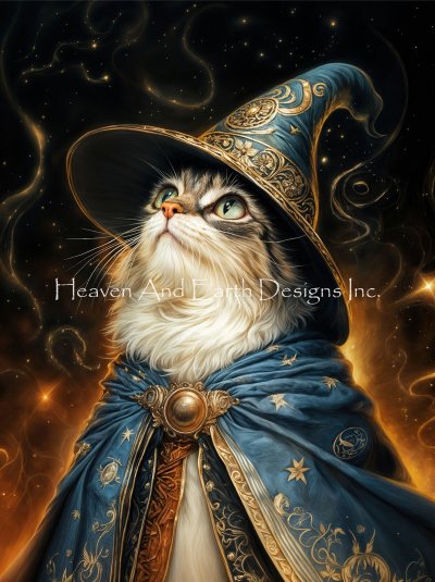 Mewlin the Wizard (Dragon Muse)– Stitch Therapy Needleworks