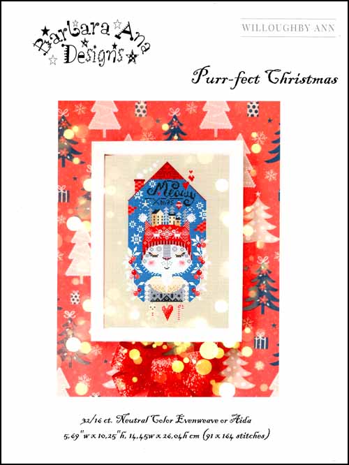 Purr-fect Christmas (Barbara Ana)– Stitch Therapy Needleworks