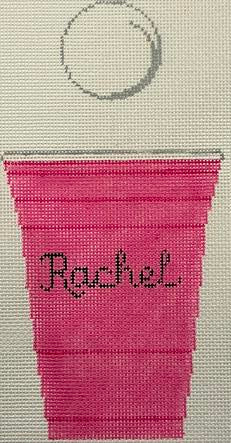 Pink Beer Pong Cup & Ball (Rachel Donley)– Stitch Therapy Needleworks