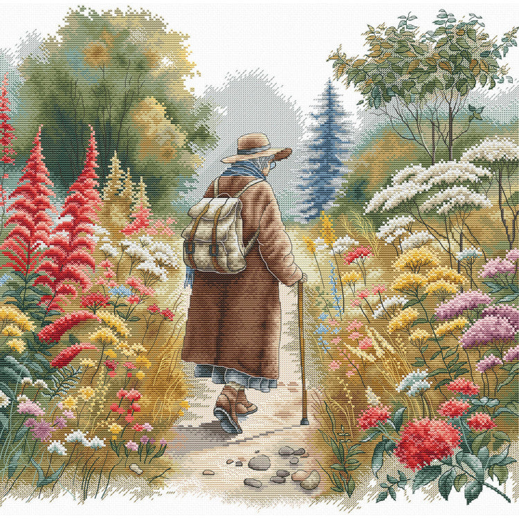 Floral Path (AVA Stitch)– Stitch Therapy Needleworks