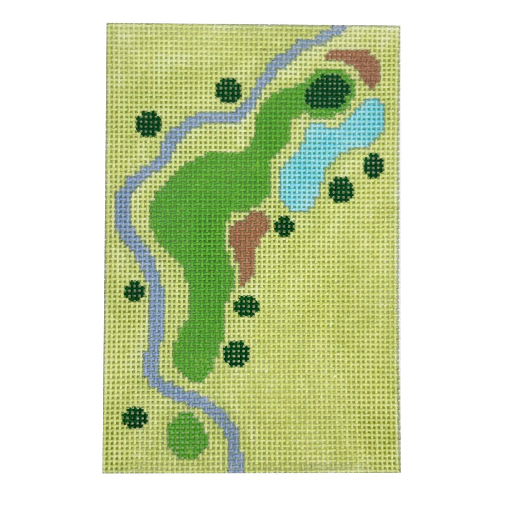Golf Book/Map (Rachel Donley)– Stitch Therapy Needleworks