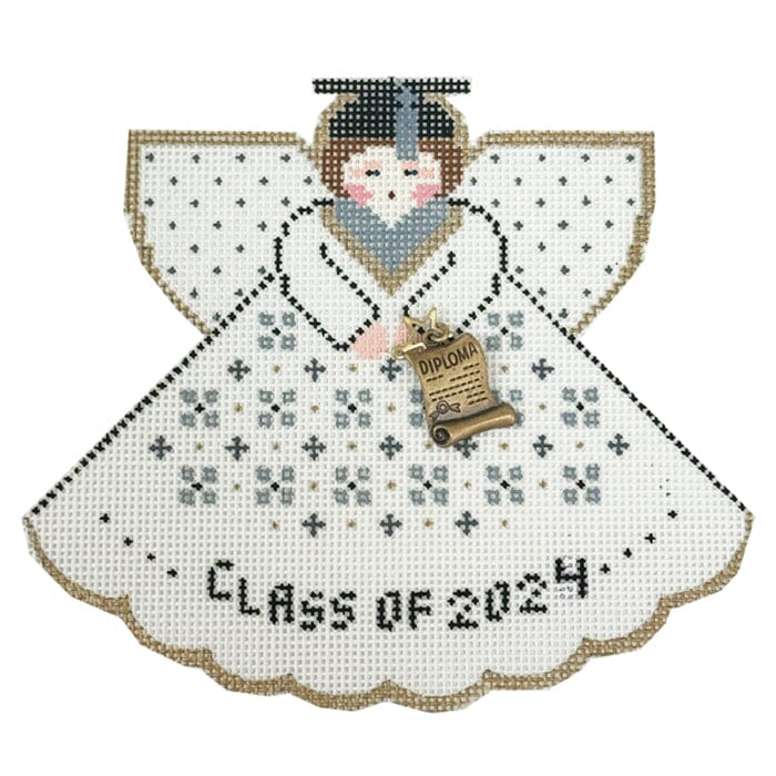 Graduation Angel w/Charm (Painted Pony Designs)– Stitch Therapy Needleworks