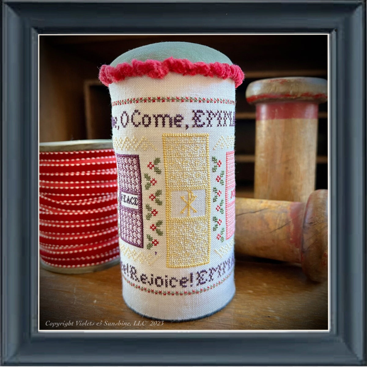 O Come Rejoice (Violets & Sunshine)– Stitch Therapy Needleworks