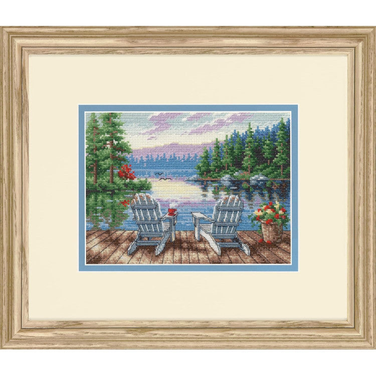 Lakeside Morning (Dimensions)– Stitch Therapy Needleworks
