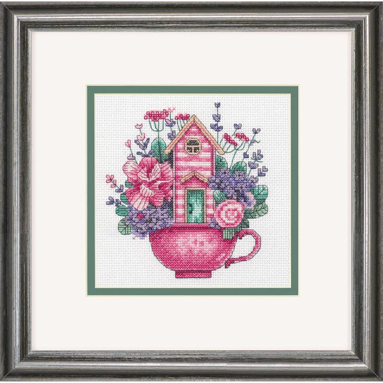 Teacup House (Dimensions)– Stitch Therapy Needleworks