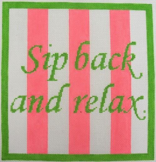Sip Back and Relax (Rachel Donley)– Stitch Therapy Needleworks