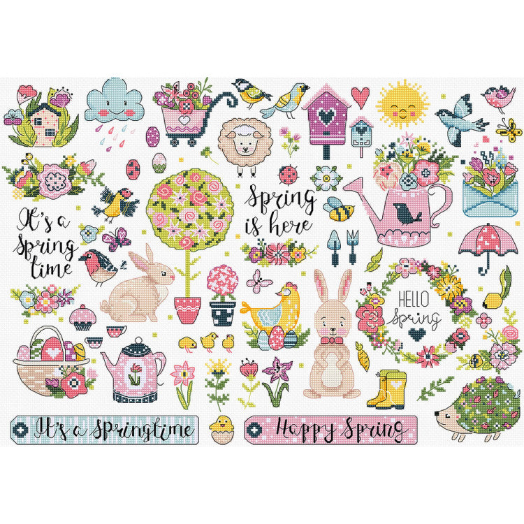 Spring Sampler (Letistitch)– Stitch Therapy Needleworks