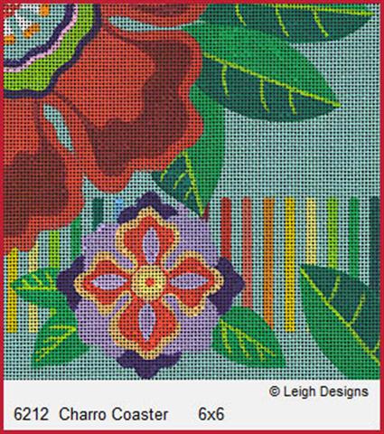 Charro Coaster– Stitch Therapy Needleworks