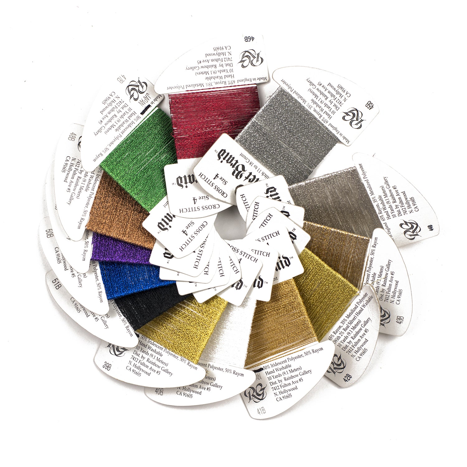 42B Arctic Gold - Coronet Braid - Size 4– Stitch Therapy Needleworks