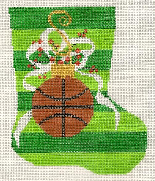 Mini Stocking - Basketball– Stitch Therapy Needleworks