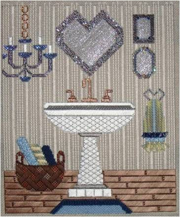 Bathroom Sink– Stitch Therapy Needleworks
