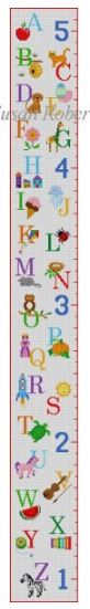 Alphabet Sampler Growth Chart– Stitch Therapy Needleworks