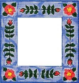 Floral Frame– Stitch Therapy Needleworks